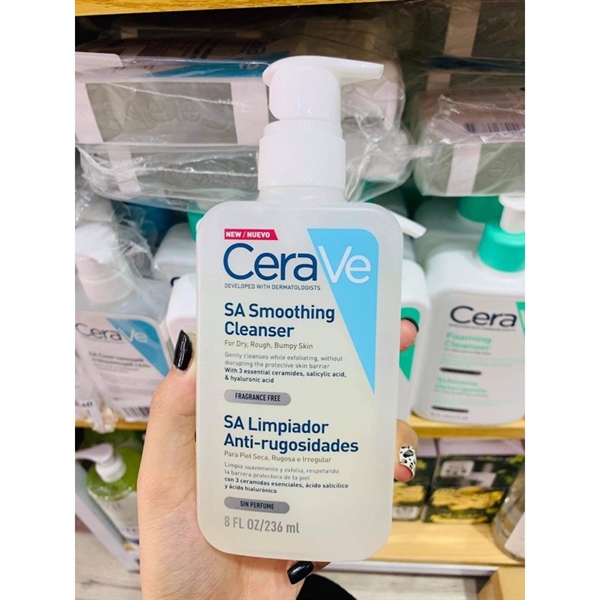 Sữa rửa mặt CeraVe SA Smoothing Cleanser 236ml