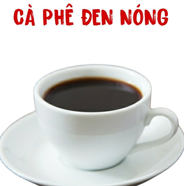 CÀ PHÊ ĐEN NÓNG - HOT AND PURE COFFEE WITH SUGAR - ATOCO