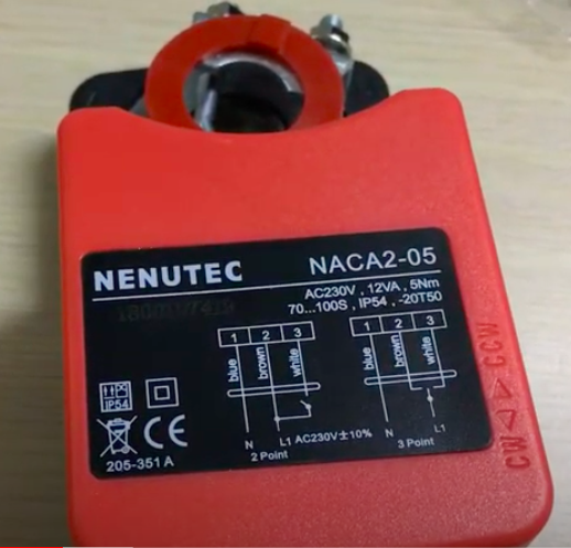 ĐỘNG CƠ ĐIỆN ĐIỀU KHIỂN VAN GIÓ NACA2-05