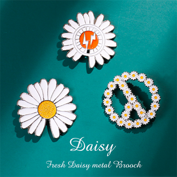 Huy hiệu kim loại biểu tượng GD Daisy