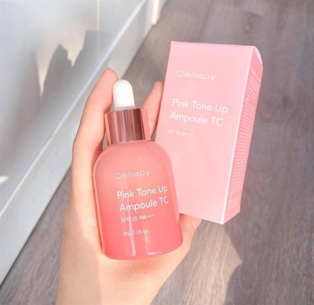 Tinh Chất Dưỡng Trắng Hồng Da Chống Nắng Cellapy Pink Tone Up Ampoule ...