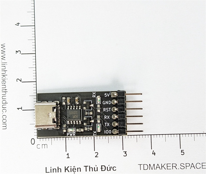 Usb Uart Ch340 Kiêm Mạch Nạp Esp32 Esp8266 Cổng Type C V1