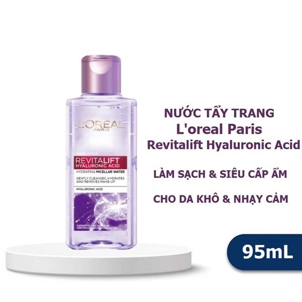 Tẩy Trang Loreal Tím 95ml