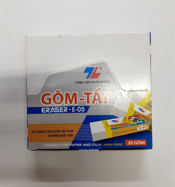 Gôm tẩy xóa chì Thiên Long E-05 (FS) - phân phối tại VPP Tuyết Sơn