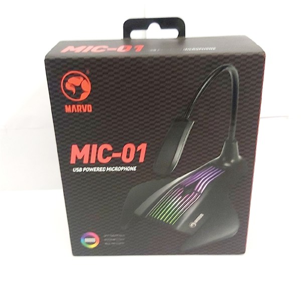 Micro Thu âm MARVO MIC 01 có đèn Led RGB (cắm cổng USB) - Tin Học Tuyết Sơn