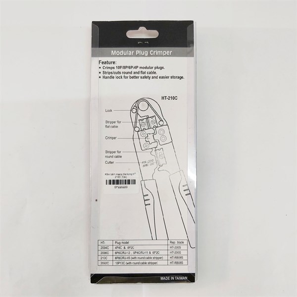 Kìm bấm mạng Hanlong HT-210C - phân phối tại Tin Học Tuyết Sơn