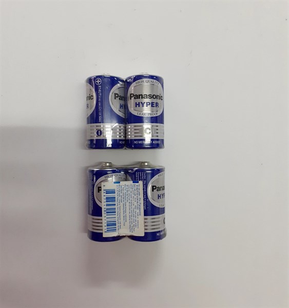 Pin trung Panasonic Hyper C Carbon gói 2 viên - phân phối tại VPP Tuyết Sơn