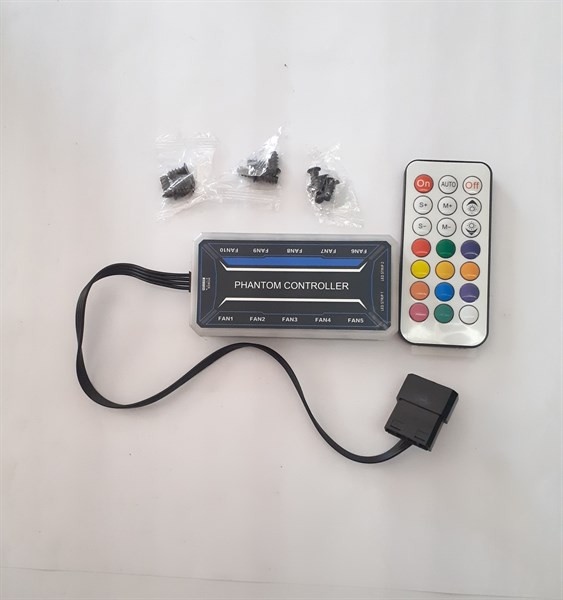 Combo bộ 3 Fan led RGB 2 mặt VSP V206 +Hub + Remote - Tin học Tuyết Sơn