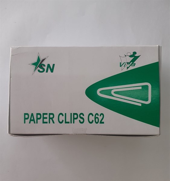 Kẹp giấy C62 (Hộp lớn 10) - phân phối tại VPP Tuyết Sơn