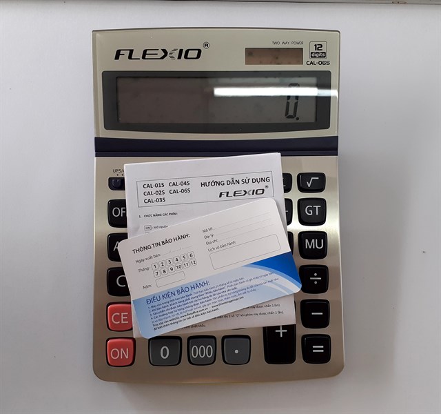 Máy tính Flexoffice FLEXIO CAL-06S - phân phối tại VPP Tuyết Sơn
