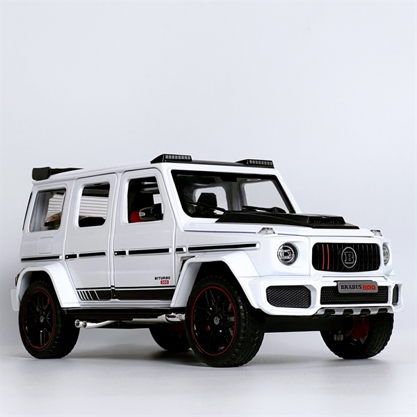 Mô Hình Xe Mercedes Brabus G800 - Trắng - Những Vì Sao
