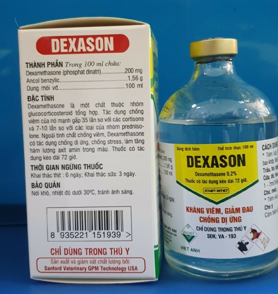 Viavet Dexason 100ml (tác dụng 72 giờ)