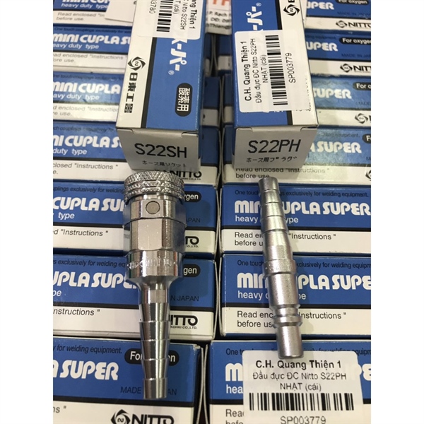 Khớp nối hơi ĐC Nitto S22SH + S22PH NHẬT