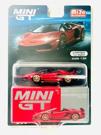 MiniGT Card Mỹ #506 Lamborghini Aventador SVJ Roadster Rosso Efestos