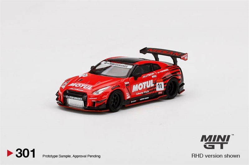 LB★WORKS Nissan GT-R R35 Type 2 Rear Wing ver 3 Infinite MOTUL