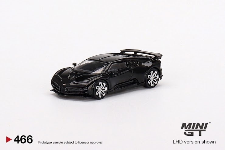 Mini GT Card Mỹ #466 Bugatti Centodieci Black