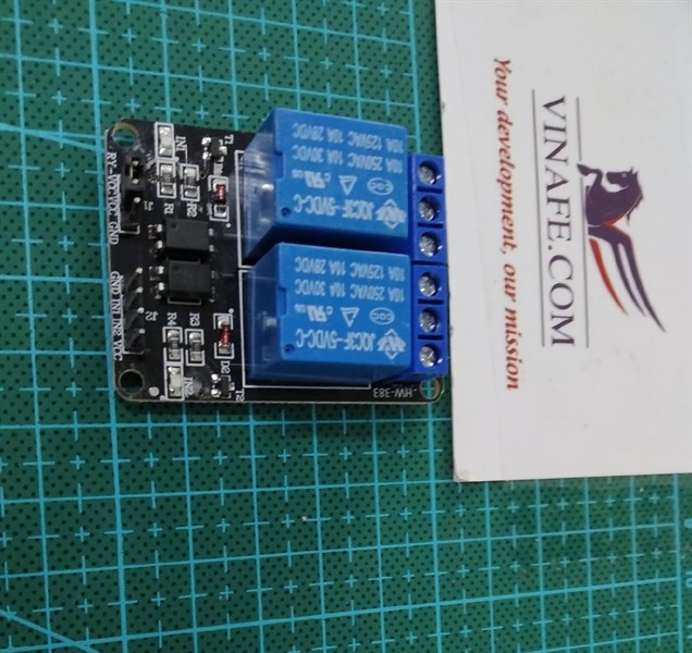 Module Relay 2 Kênh 5V 10-15A Âm Kích