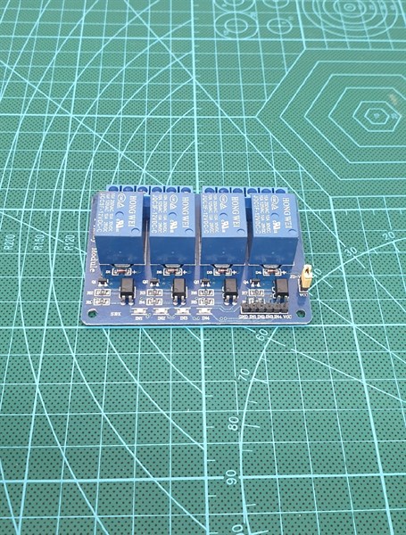 Module Relay 4 Kênh 12V 10A Âm Kích